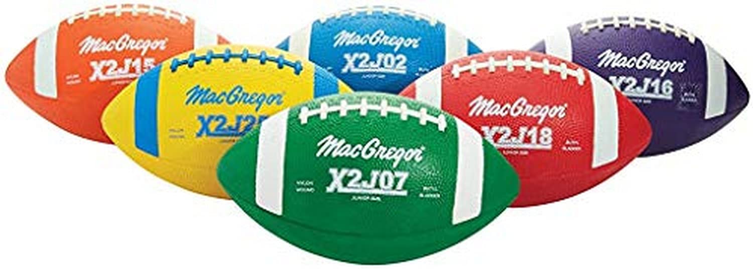 Junior Size Footballs Mulitcolor - Set of 6