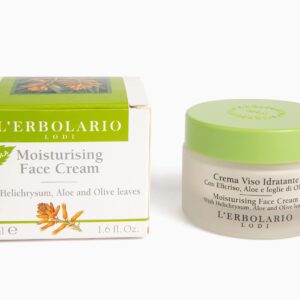 L'Erbolario Moisturising Face Cream - Hydrating And Nourishing Treatment - Fast Absorbing, Non-Greasy - Light Texture Can Be Applied Day Or Night - Ideal Base For Luminous Makeup - 1.6 Oz