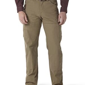 Wrangler Riggs Workwear mens Ranger work utility pants, Bark, 32W x 34L US