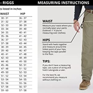 Wrangler Riggs Workwear mens Ranger work utility pants, Bark, 32W x 34L US