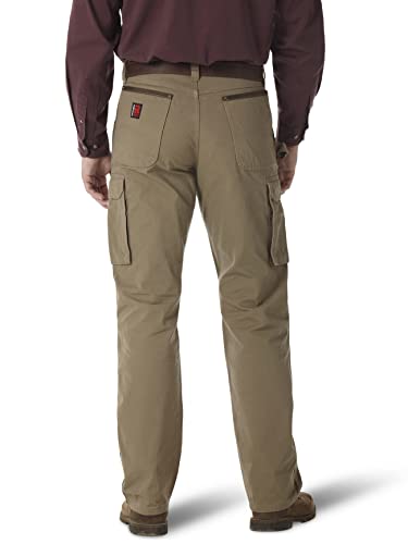 Wrangler Riggs Workwear mens Ranger work utility pants, Bark, 32W x 34L US