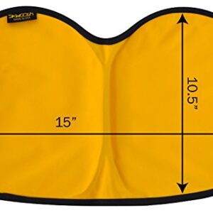 Skwoosh Kayak Gel Pad for Kayaks, Canoes and Dragon Boats | Accessories | Add to existing seat for Added Comfort | Patented Made in USA