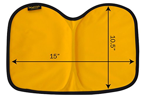 Skwoosh Kayak Gel Pad for Kayaks, Canoes and Dragon Boats | Accessories | Add to existing seat for Added Comfort | Patented Made in USA