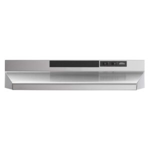 broan f403004 broan(r) 30-inch convertible under-cabinet range hood, 160 cfm, stainless steel