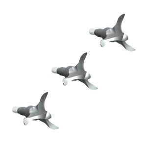 G5 150 Small Game Head Broadhead 100 Gr SS 3 Bld, 3-Pack, 1-InchDia,Silver