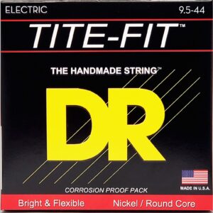 dr strings tite fit electric round core 9.5-44