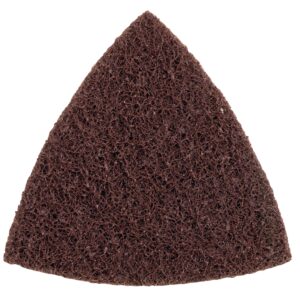 bosch cs101 coarse triangle finishing pad for corner sander, brown