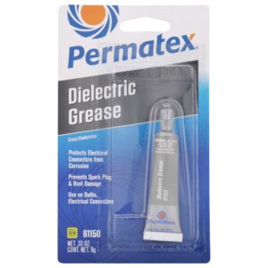 permatex 81150 dielectric tune-up grease, 0.33 oz. tube, silver