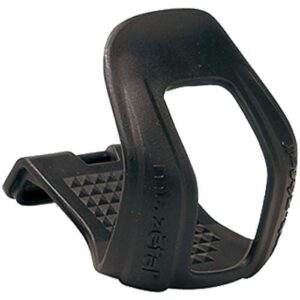 zefal "cristophe mountain bicycle half toe clips, s/m , black