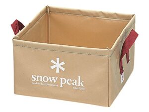 snow peak pack bucket - made in the usa - 11.5 x 11.5 x 6.5 in