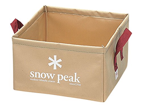 Snow Peak Pack Bucket - Made in the USA - 11.5 x 11.5 x 6.5 in