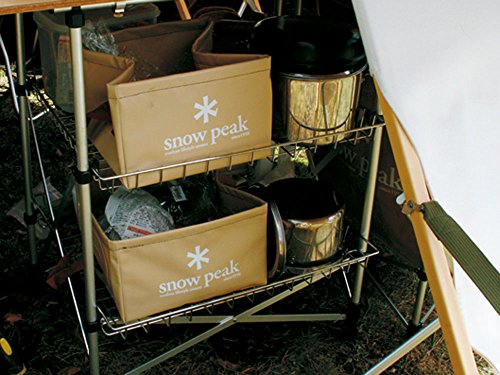 Snow Peak Pack Bucket - Made in the USA - 11.5 x 11.5 x 6.5 in