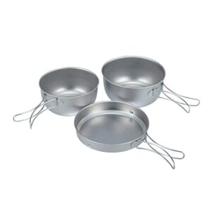 snow peak titanium 3 piece cookset