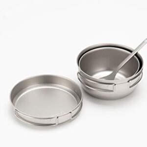 Snow Peak Titanium 3 Piece Cookset