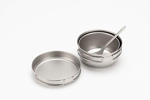 Snow Peak Titanium 3 Piece Cookset