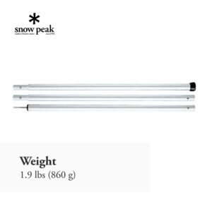 Snow Peak Tarp Aluminum Pole, 210cm