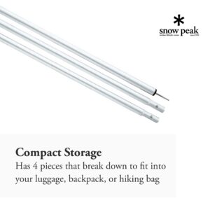 Snow Peak Tarp Aluminum Pole, 210cm