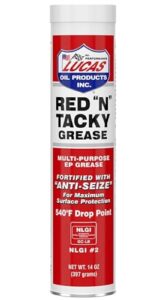 lucas oil 10005 red 'n' tacky grease - 14 ounce