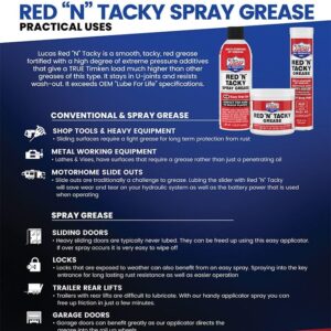 Lucas Oil 10005 Red 'N' Tacky Grease - 14 Ounce