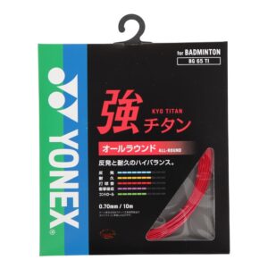 yonex bg-65 ti red badminton string