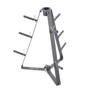 marcy plate tree for standard size weight plates/storage rack for exercise weights pt-36 dark grey, 34.00 x 9.00 x 4.00"