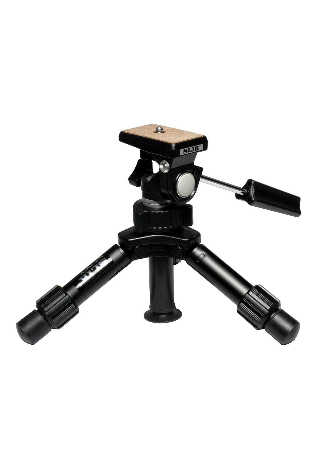 SLIK Mini-Pro V Tripod with 2-Way Pan/Tilt Head - Black