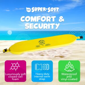 TRC Recreation Super Soft Size Large Promotional Waist Flotation Swim Belt for Adults, Foam Pool Float for Boat and Swimming Accessories, Yellow