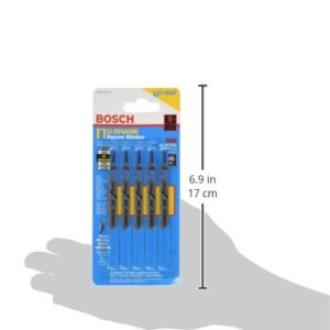 BOSCH U118GF 5-Piece 2-3/4 In. 36 TPI Flexible for Metal U-shank Jig Saw Blades