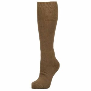 thorlos unisex adult mcb max cushion combat over the calf hiking socks, coyote brown, x-large us