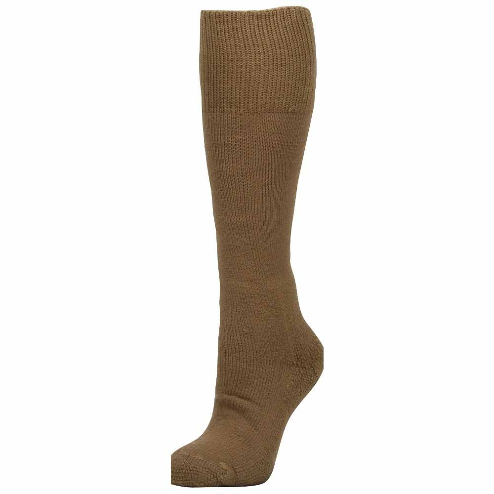 thorlos unisex adult Mcb Max Cushion Combat Over the Calf Hiking Socks, Coyote Brown, X-Large US