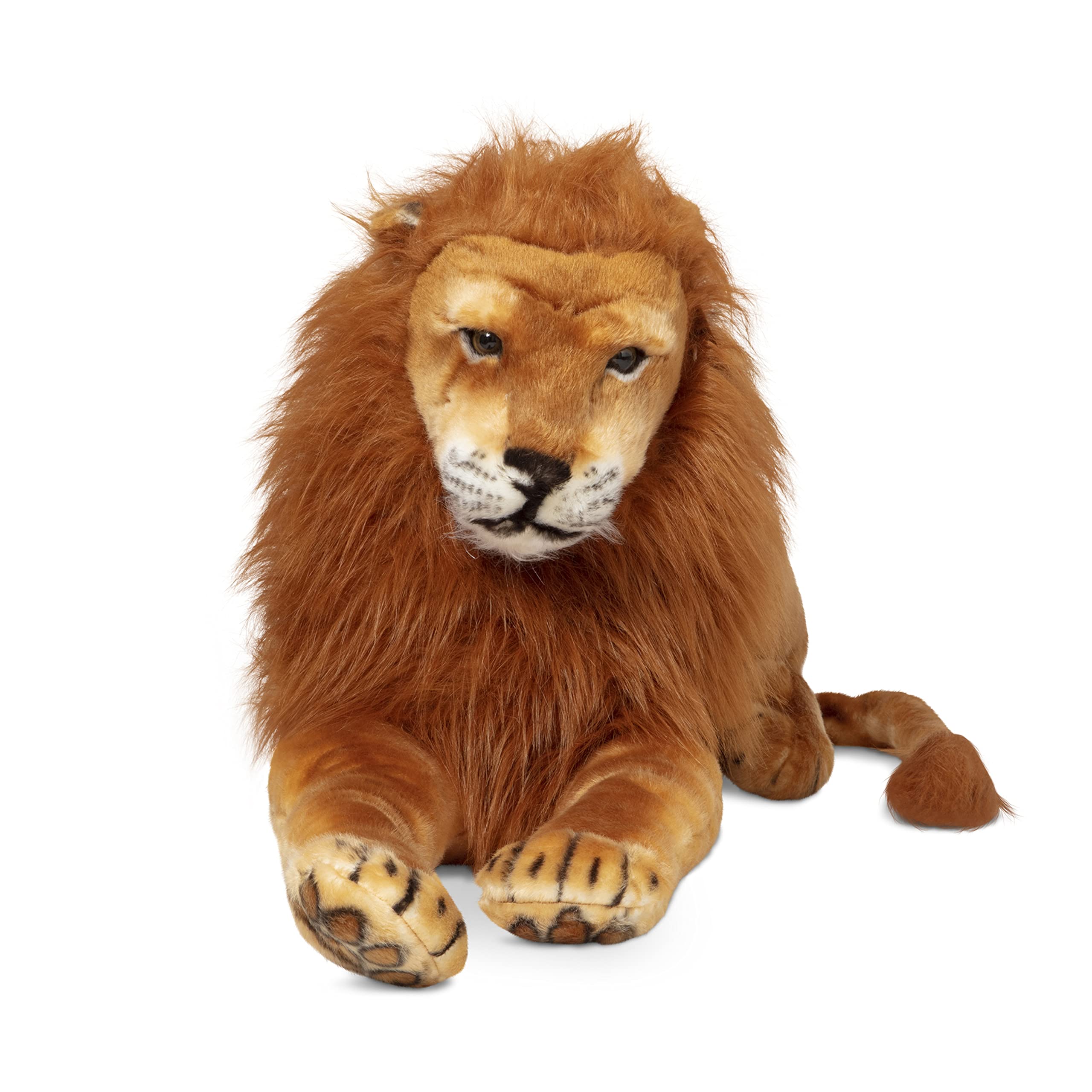 Melissa & Doug Giant Lion - Lifelike Stuffed Animal (over 6 feet long)