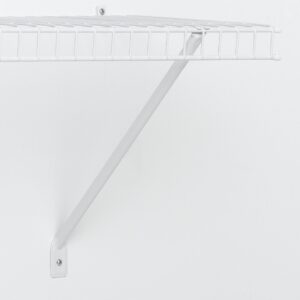 ClosetMaid 12-Inch Shelf Support Brackets, White, 12-Pack #1775