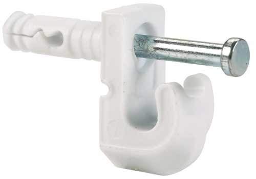 ClosetMaid 1770 Back Wall Clips for Drywall, 48 Pack, 48-Pack, White