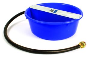 pet lodge® automatic pet waterer | dog watering system | attaches to hose | no overflow system | plastic | 5 quart