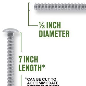 Hillman 1/2X7 Carriage Bolt