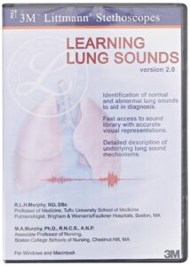 3m littmann educational cd, learning lung sounds, 5110, (pack of 1)