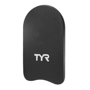 tyr classic kickboard for swim training, black, 20 x 11.5 inches