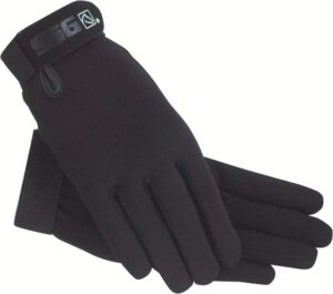 ssg all weather riding gloves childs black/black