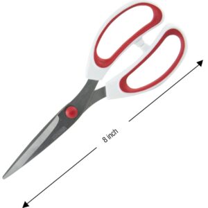 SINGER 00450 8-Inch All Purpose Scissor with Comfort Grip, ,