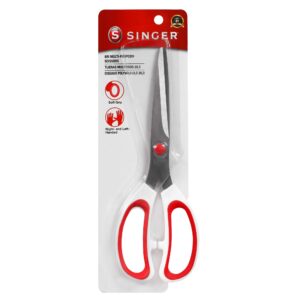 SINGER 00450 8-Inch All Purpose Scissor with Comfort Grip, ,