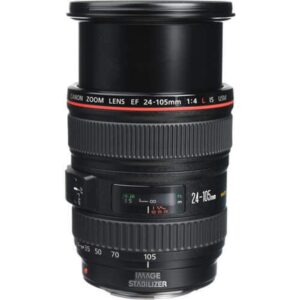 Canon EF 24-105mm f/4 L is USM Lens for Canon EOS SLR Cameras - White Box (Bulk Packaging)