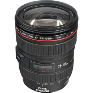 Canon EF 24-105mm f/4 L is USM Lens for Canon EOS SLR Cameras - White Box (Bulk Packaging)