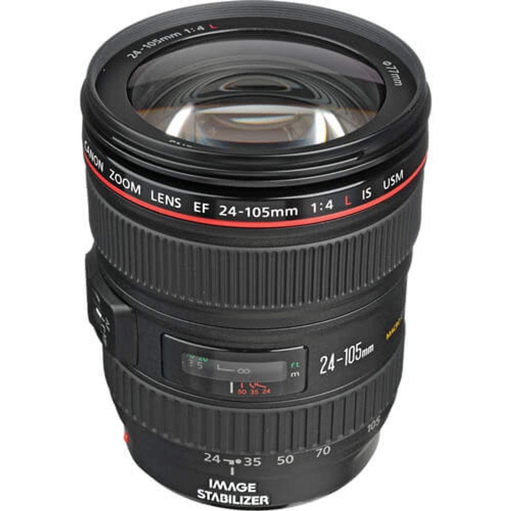 Canon EF 24-105mm f/4 L is USM Lens for Canon EOS SLR Cameras - White Box (Bulk Packaging)