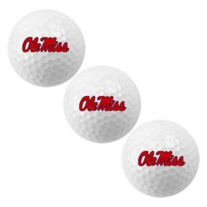 team effort ole miss rebels golf ball 3 pack