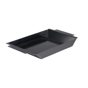 snow peak grill half deep depth plate, black