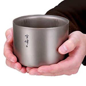 Snow Peak Seppou Stacking Mug H200 Titanium One Size