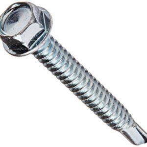 The Hillman Group 560384 100PC 1/4-14X2 HWH Screw, No Size, zinc