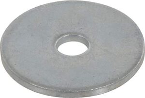 hillman 290021 zinc 1/4" x 2" fender washers, 100 pieces