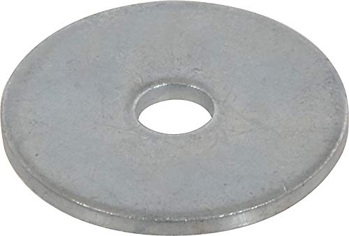 Hillman 290021 Zinc 1/4" x 2" Fender Washers, 100 Pieces