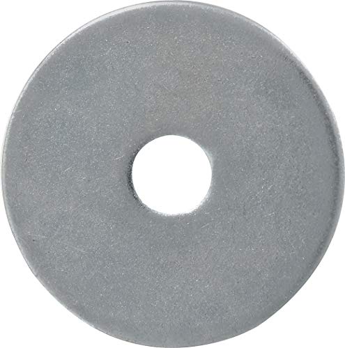 Hillman 290021 Zinc 1/4" x 2" Fender Washers, 100 Pieces